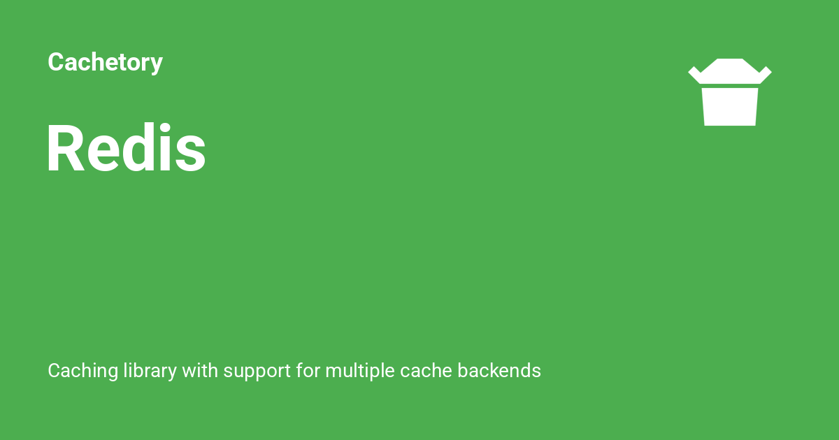 Redis - Cachetory